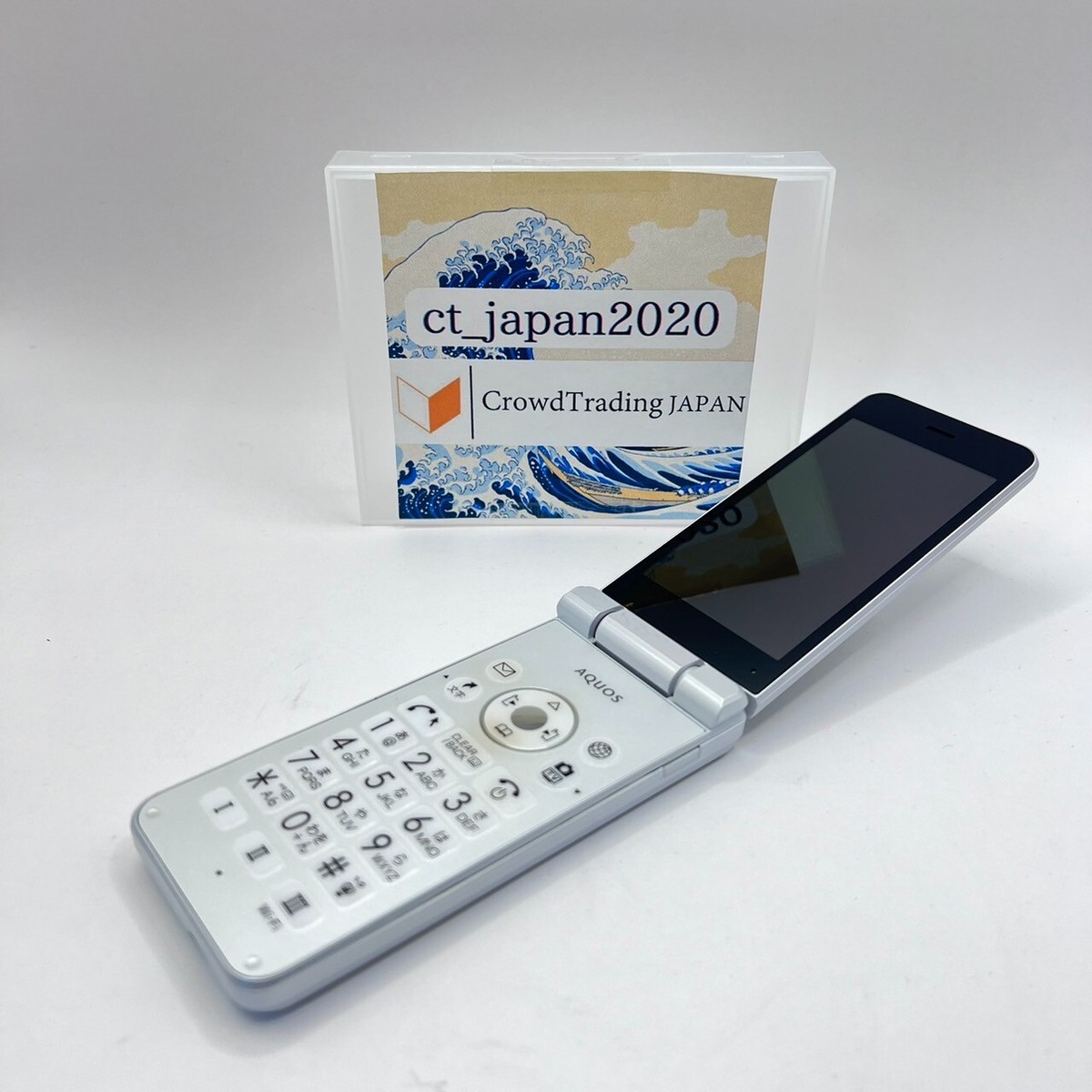 Sharp AQUOS Keitai 2 601SH White Android Flip Phone Sim Sharp AQUOS Keitai 2 601SH White Android Flip Phone Sim