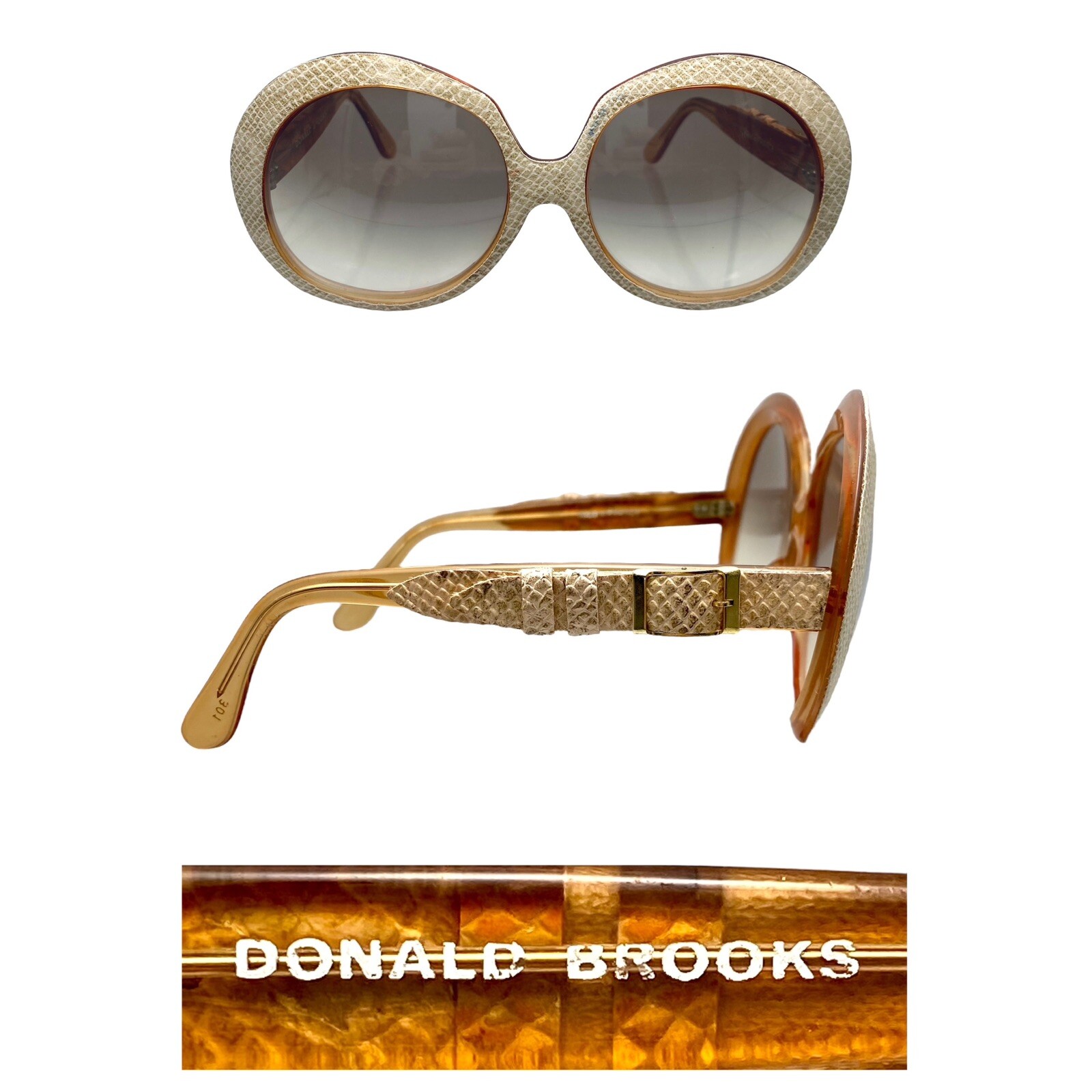 Vintage US 1960s Donald Brooks sunglasses 301 oversiz… - Gem
