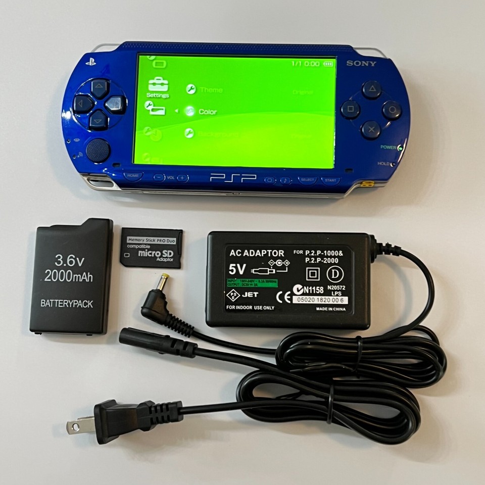 Sony PSP 3000 PSP 1000 System Bundle w/ 64gb & QUALITY Battery ...