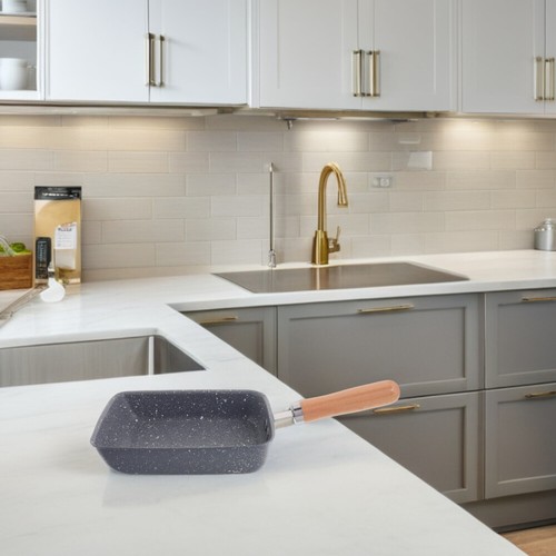 Non-stick Pan Egg Pans Nonstick Square Skillet Japanese Kitchens Frying ...