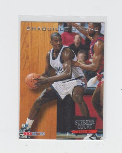 1993-94 NBA Hoops Shaquille O'Neal Supreme Court SC4 Magic | eBay