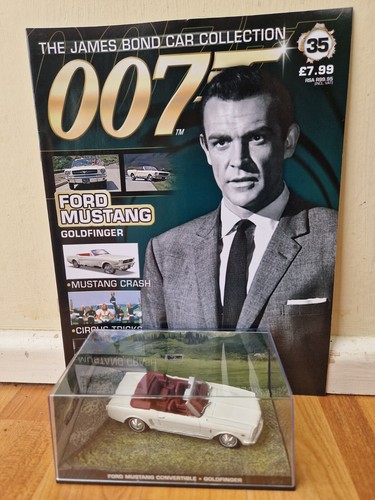Collection De Voitures James Bond 007 - Ford Mustang Goldfinger + Mag ...
