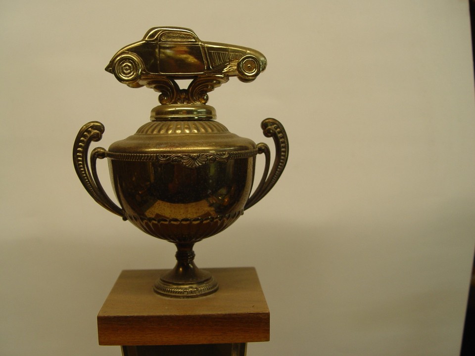 SCTA 1958 BONNEVILLE CHOPPED FORD COUPE RACE TROPHY SALT FLATS | eBay