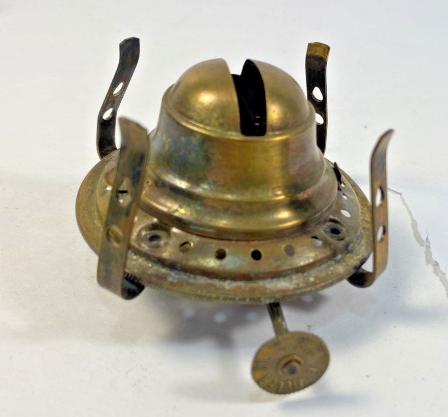 Vintage Oil Kerosene Lamp Burner Victor E. Miller Lot F1 | eBay