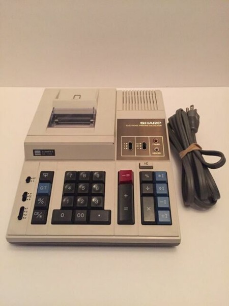 Vintage 1970s Sharp Compet Qs-1155 10 Key Printing Calculator for sale ...