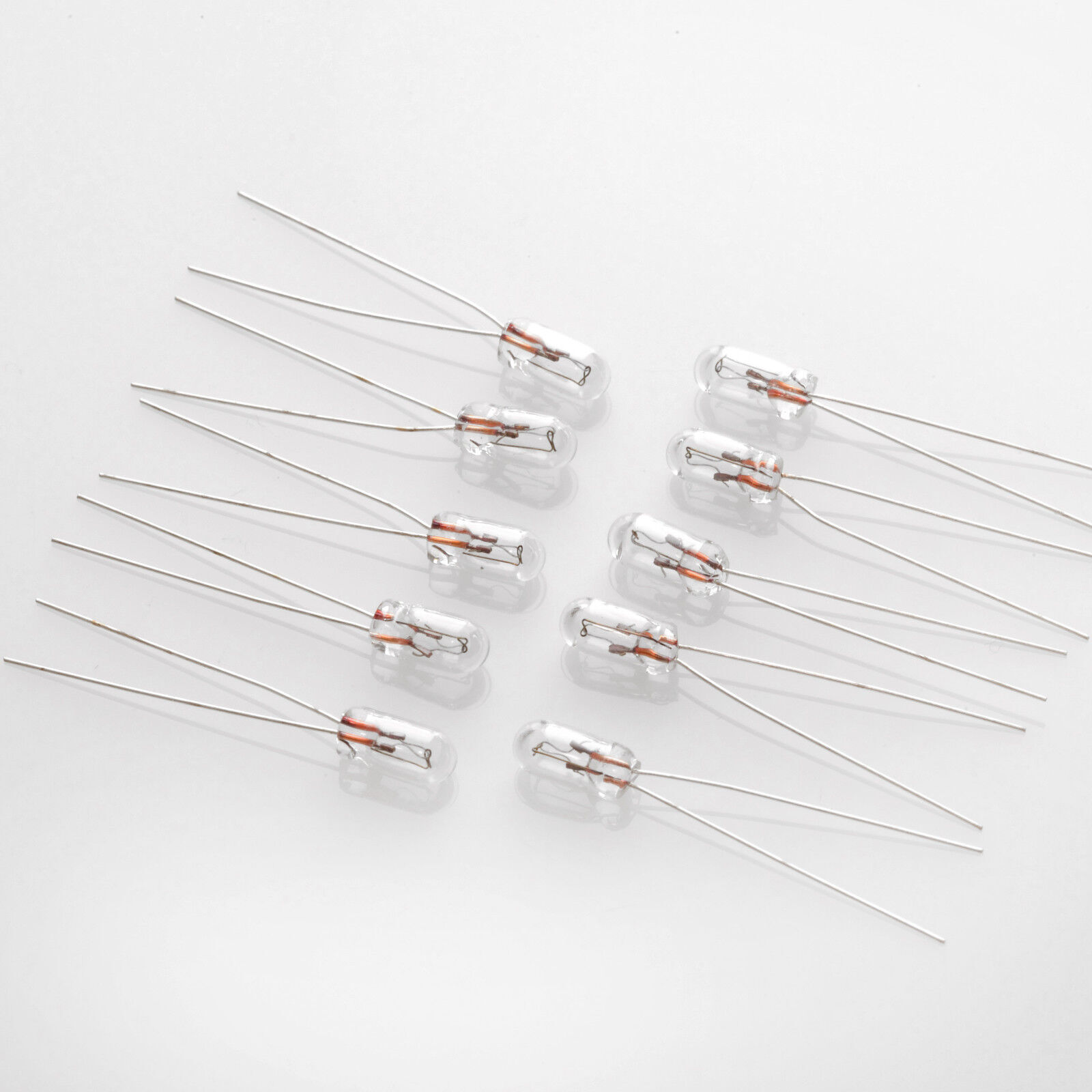 10x T1 3mm Pilot Lamp / Miniatur Glühlampe Pilotlampe / 3V 5V 6V 8V 12V ...