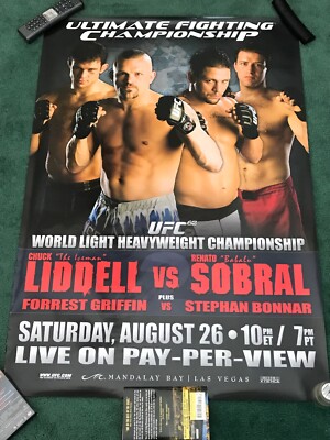 UFC 62 Poster Chuck Liddell Babalu Forrest Griffin Bonnar | eBay