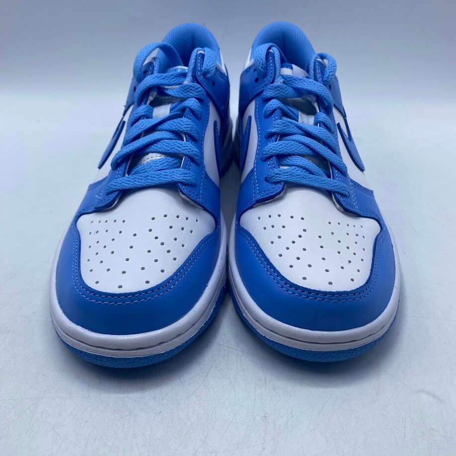 Nike Dunk Low UNC GS Blue White Lace Up Sneaker CW1590-103 Youth Size ...