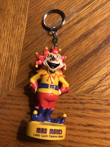 Mad Money JESTER Key Chain Lady Luck Casino Hotel Las Vegas Nevada ...