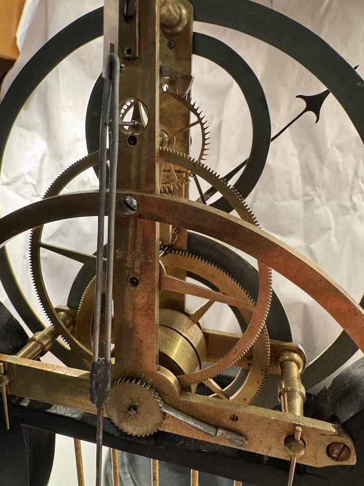 Rare Antique Astronomical Style Skeleton Clock - Friedrich Tiede? | eBay
