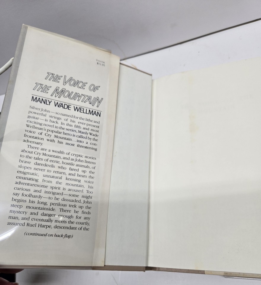 The Voice of the Mountain by Manly Wade Wellman 1984 First Edition Sci ...