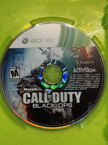 Call of Duty Black Ops Xbox 360 Disc Only Preowned GOOD CONDITION | eBay