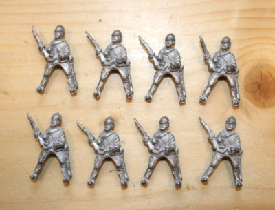 8 x 28mm MOUNTED BRITISH COLONIAL MOUNTED INFANTRY REDOUBT with HORSES ...