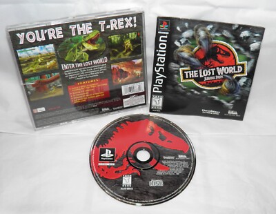 LOST WORLD JURASSIC PARK (Sony PlayStation 1, 1997) PS1 Video Game CIB ...