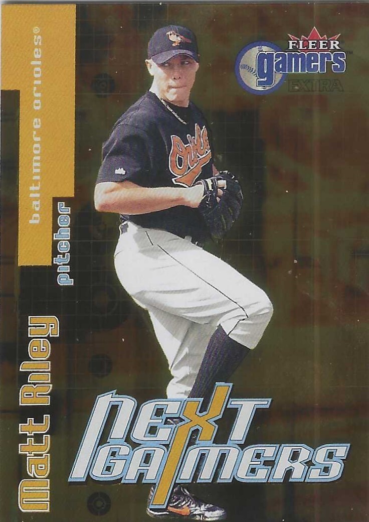 MATT RILEY 2000 FLEER GAMERS EXTRA #93 BALTIMORE ORIOLES | eBay