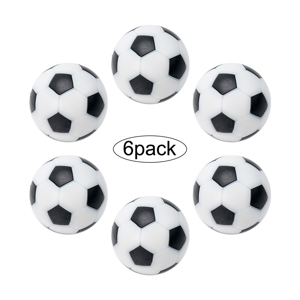 32mm ABS Material Foosball Table Soccer Balls 6 Pack Kicker Balls Spare ...