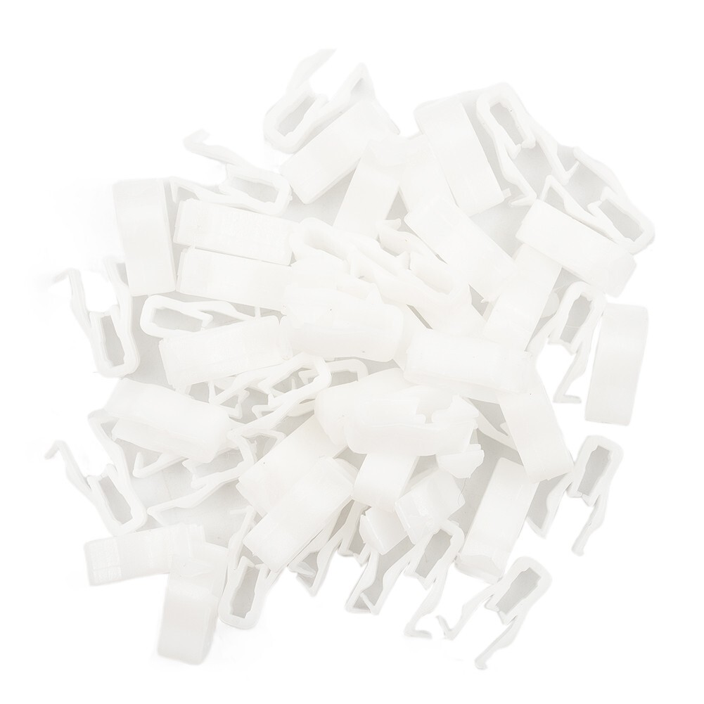Practical Installation White Plastic Trim Clip for Car Dashboard 50pcs ...