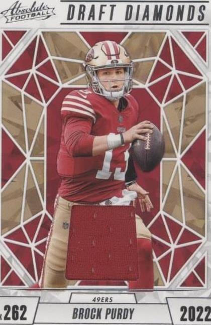 2024 Panini Absolute - Draft Diamonds Jersey Brock Purdy #DDJ-BPY (MEM) for sale online | eBay
