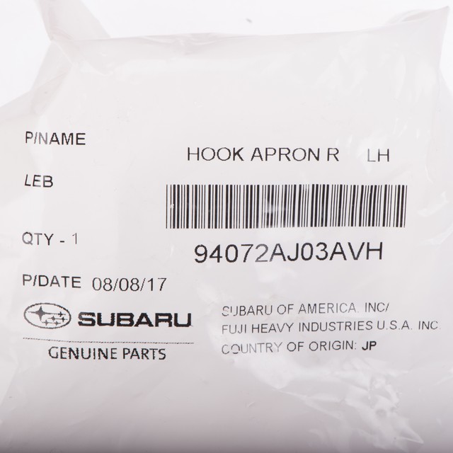 Subaru 94072AJ03AVH Genuine OEM Factory Original Hook for sale online ...