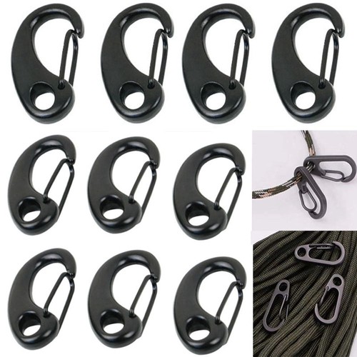 Safety Travel Tools D-Ring Key Chain Camping Keyring Spring Clips D ...