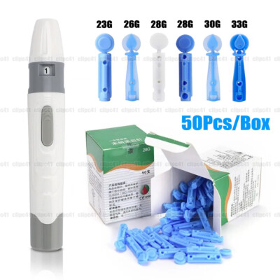 Lancet Pen Blood Sampling Glucose Lancing Device for Diabetics Blood ...
