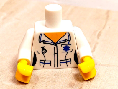 New LEGO Star of Life Torso Girl Female NURSE Doctor EMT CNA Medical ...