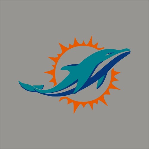 Miami Dolphins #10 NFL Team Pro Sports Vinyl Sticker Decal Car Window ...
