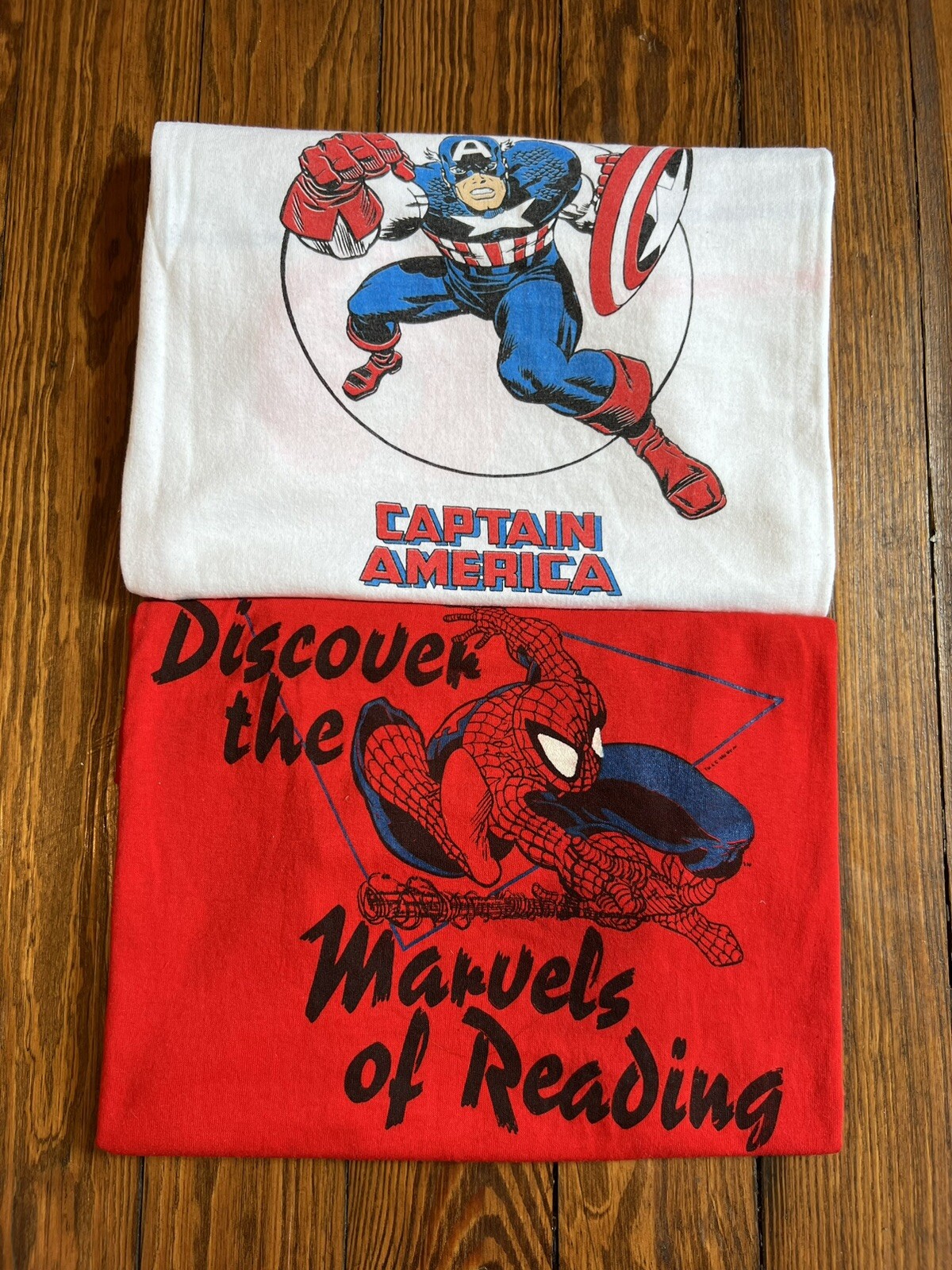 Vintage 90s Marvel Comics Spiderman Captain America S… - Gem