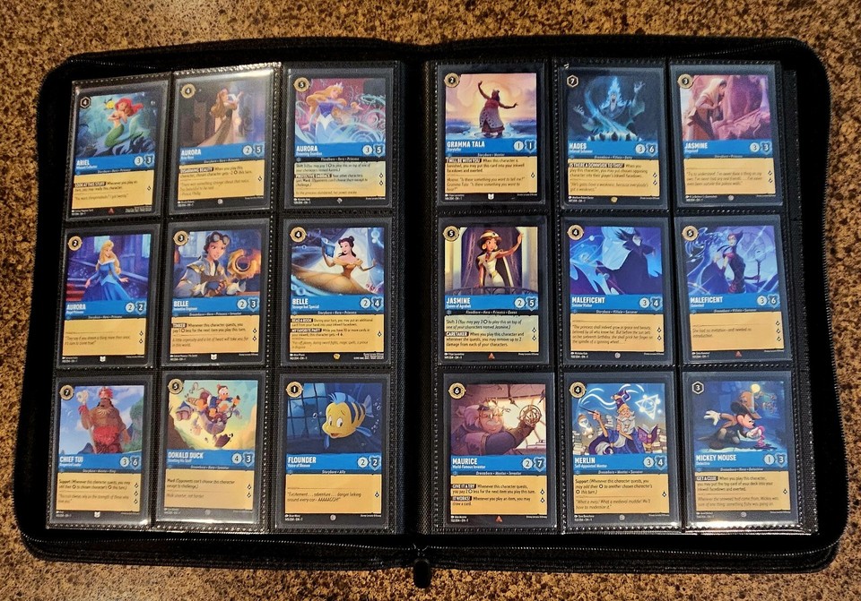 Disney Lorcana: The First Chapter COMPLETE NF 204/204 - FULL SET w/New ...