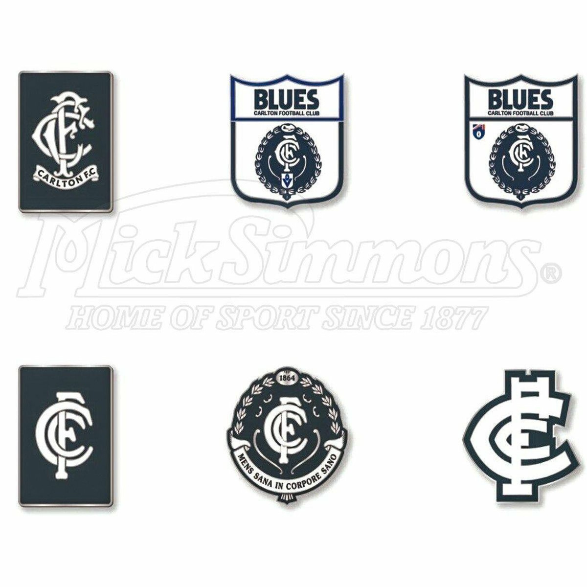 Afl Carlton Logo 2024 AFL $1 Carlton Coin AFL Collectable Coins