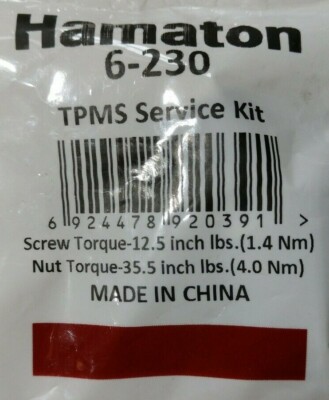 Hamaton TPMS Service Kit 6-230 | eBay