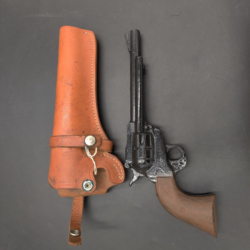 Old cast metal Smith & Weston revolver with S&W Holster | eBay