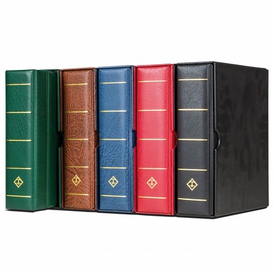 4 Rings Binder & Slipcase Coin Currency Bonds Album BLACK Lighthouse ...