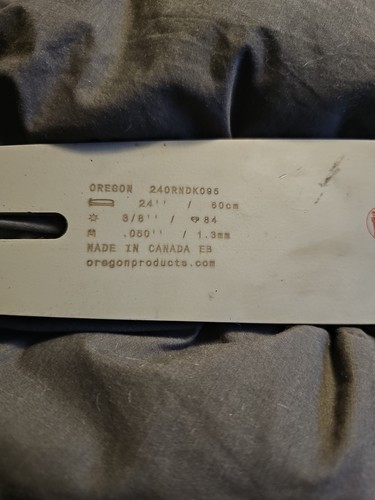 Oregon Power Match 240rndk095 24" 3/8 Pitch 050 Gauge 84 Drive Link | eBay