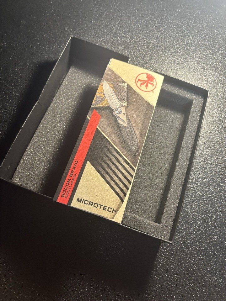 Microtech Socom Bravo Mini S/E Titanium Carbon Fiber Frame Lock Knife NIB | eBay