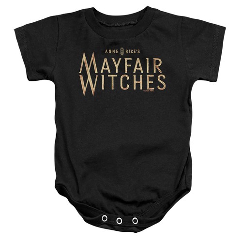 Mayfair Witches Gold Logo Unisex Infant Snap Suit for Baby, Black,S-XL ...