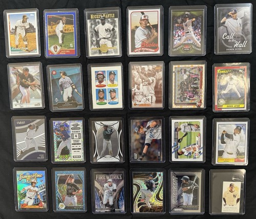 HUGE Lot 100 MLB Baseball Cards Inserts Rookies RC Holo chrome archives ...