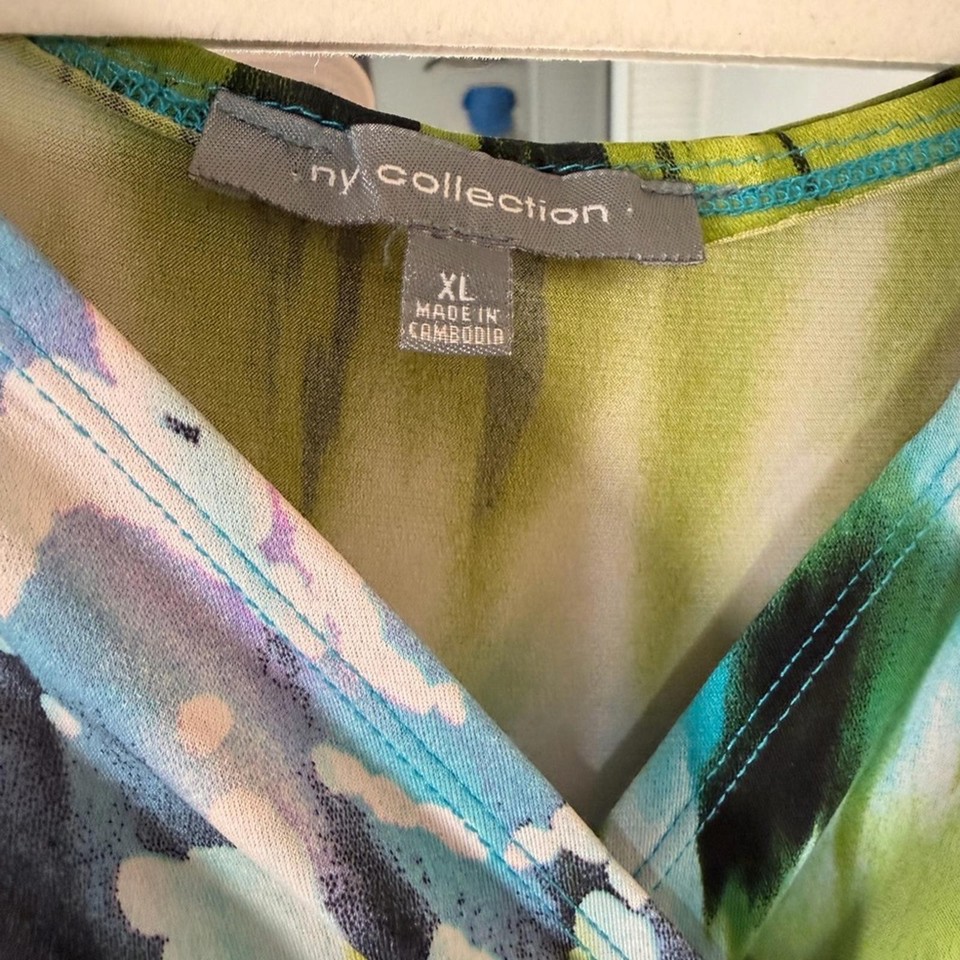 NY Collection Maxi Dress in Teal, Purple, Lime, Black | eBay