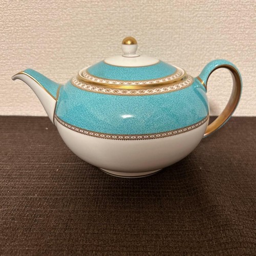 Wedgwood Ulander Powder Turquoise Tea Pot L Size 1.2L | eBay