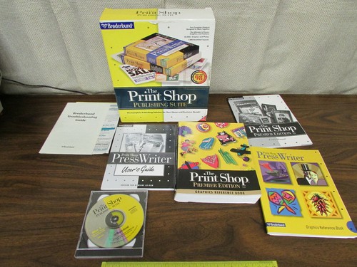 The Print Shop Publishing Suite Windows 95 CD Rom Broderbund Computer ...