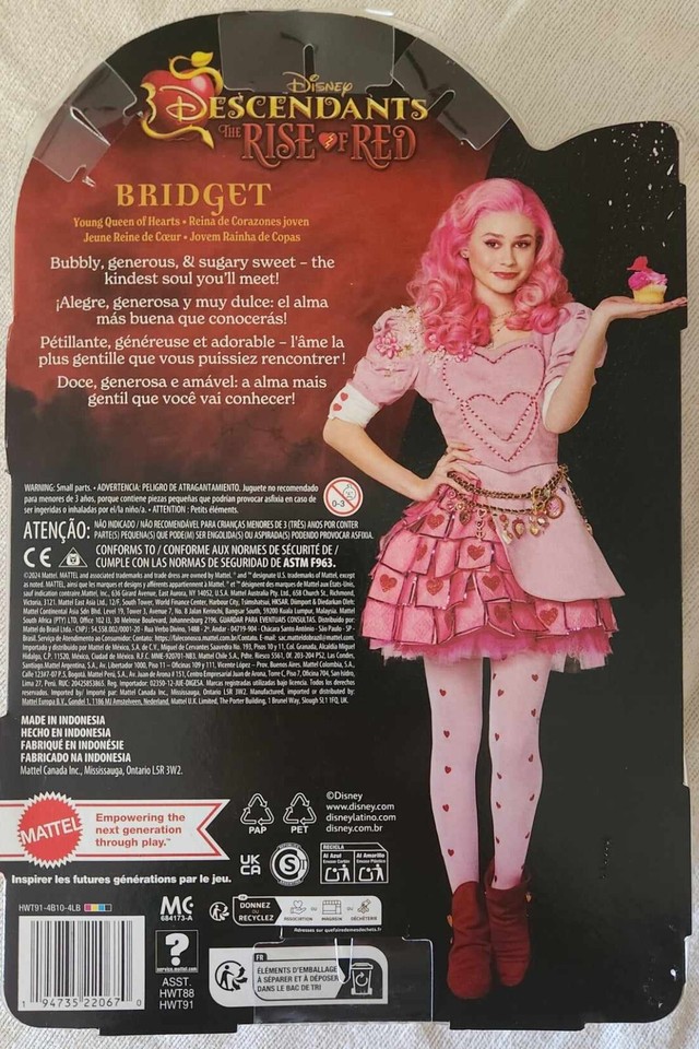 2024 Disney Descendants The Rise Of Red BRIDGET YOUNG QUEEN OF HEARTS ...