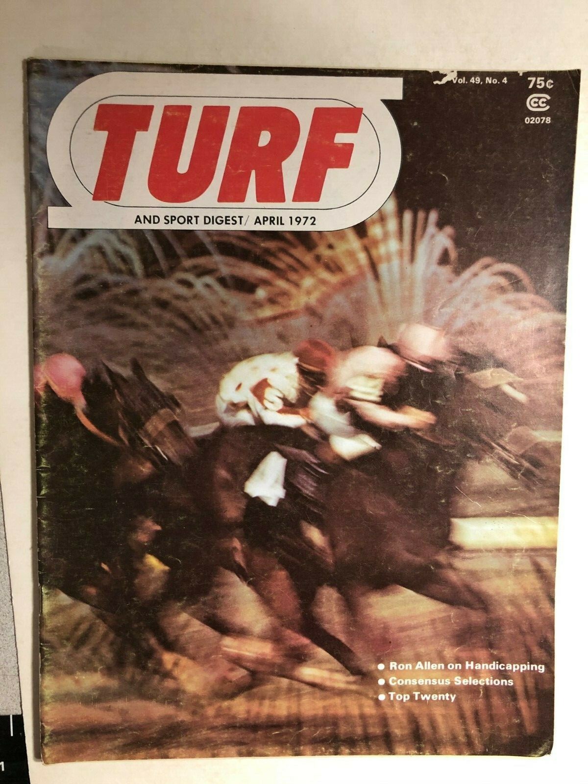 TURF & SPORT DIGEST Horse Racing Magazine April 1972 | eBay