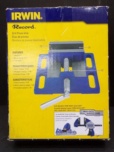 New Irwin Record Heavy Duty Drill Press Vise | eBay