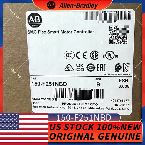 New Allen-Bradley 150-F251NBD SMC Flex Smart Motor Controller AB ...