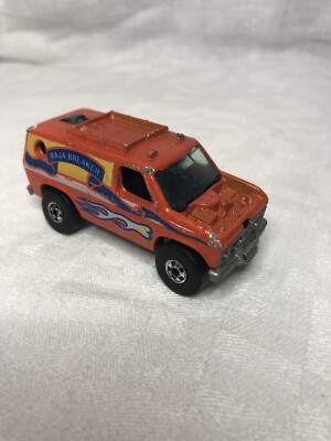 Hot Wheels Vintage Baja Breaker Orange 1982 Malaysia BW Diecast Van | eBay
