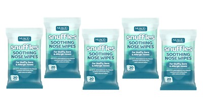 Soothing Aloe Vera Snuffles Nose Wipes Tissues 100 wipes | eBay UK
