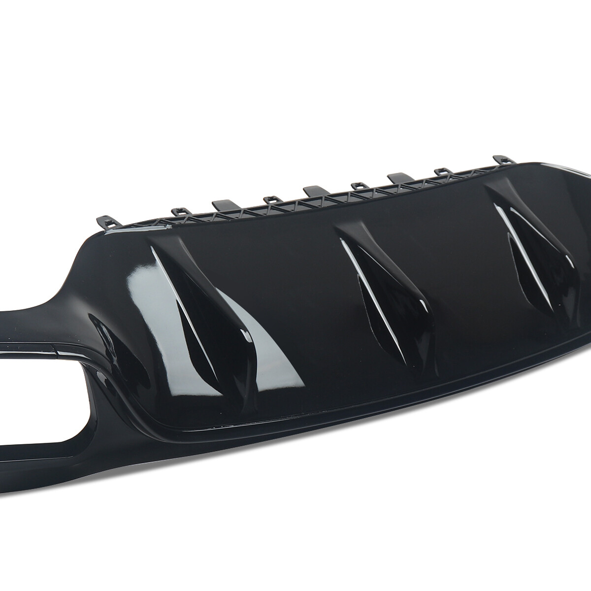 For 2016-2020 Mercedes Benz W213 E300 E43/E53 Rear Diffuser W/ Exhaust ...