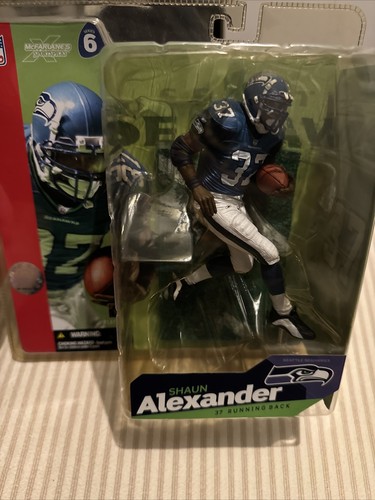 McFarlane Shaun Alexander Seattle Seahawks #37 Series 6 Figure NFL New ...