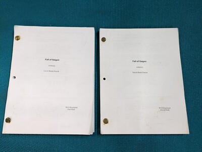 Unreleased Screenplay 1st Draft Fall of Saigon Patrick Sheane Duncan ...