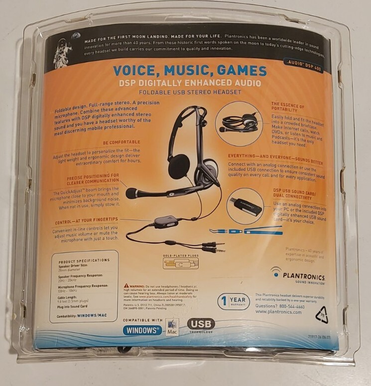 Plantronics .Audio DSP-400 Black Headband Headsets 17229126749 | eBay